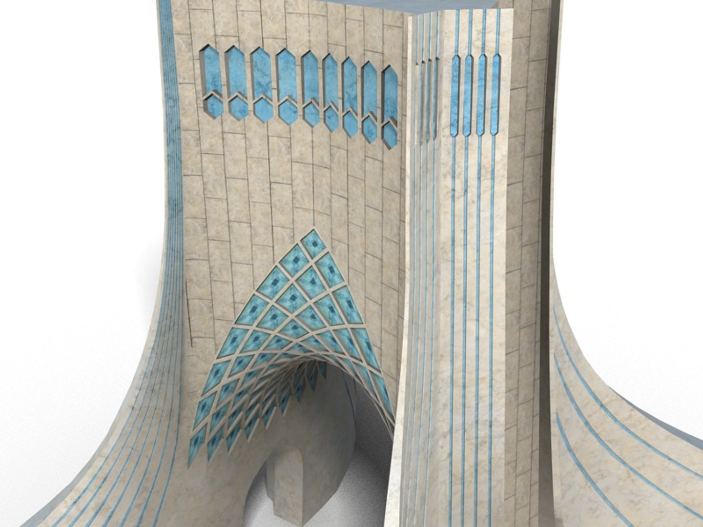 3d Model Azadi Tower