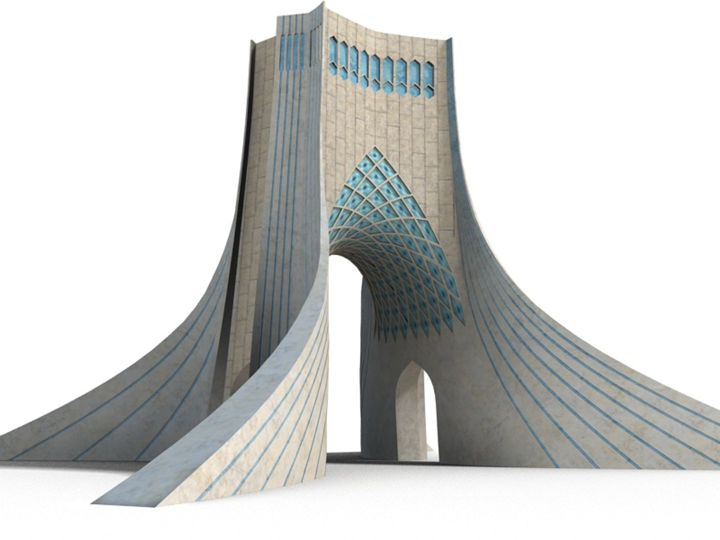3d Model Azadi Tower