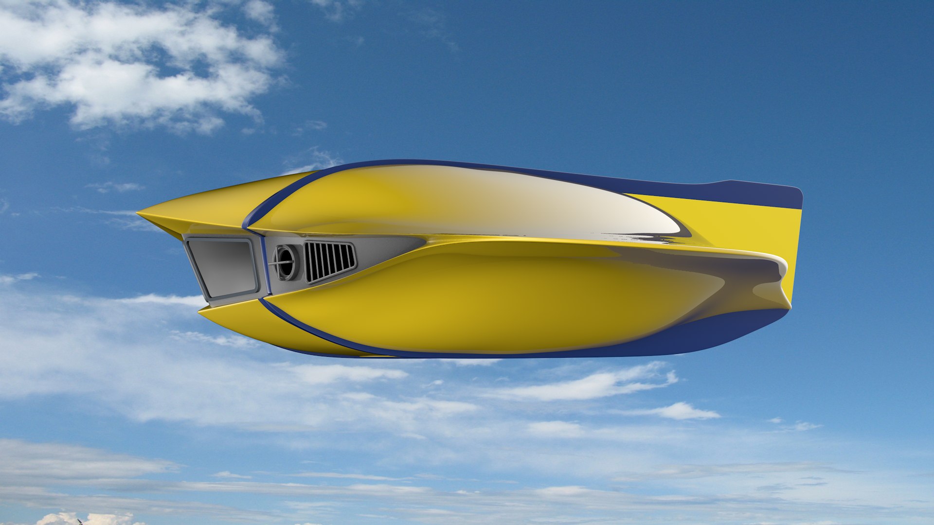 3D Flying Sub Model - TurboSquid 1320487