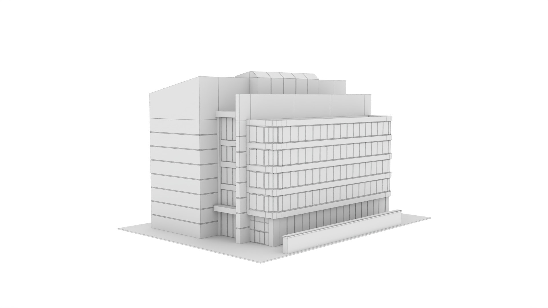 Modern Office Building Interior And Exterior 9 3D Model - TurboSquid ...