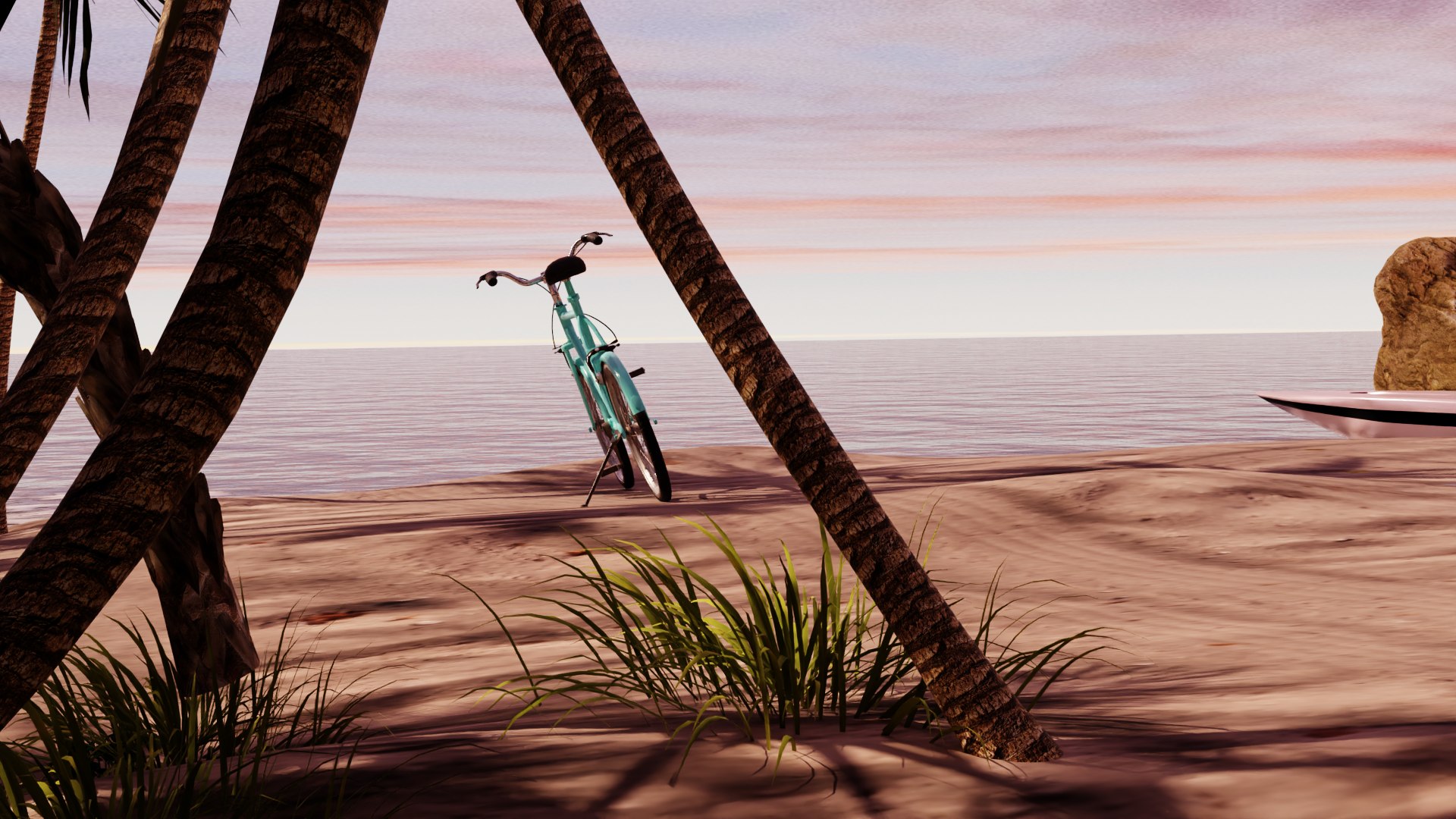 Beach Island With Realistic Textures 3D Model 3D Model - TurboSquid 2073860