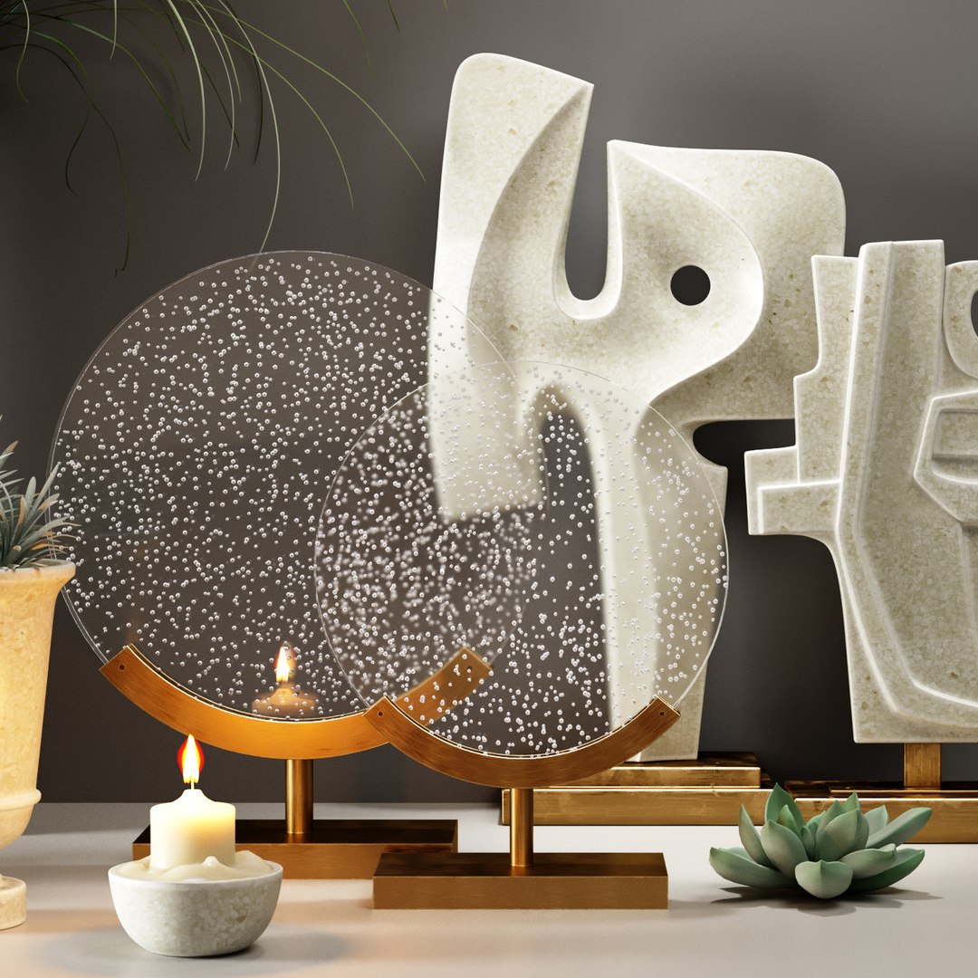 3D Decoration Set - TurboSquid 1459431