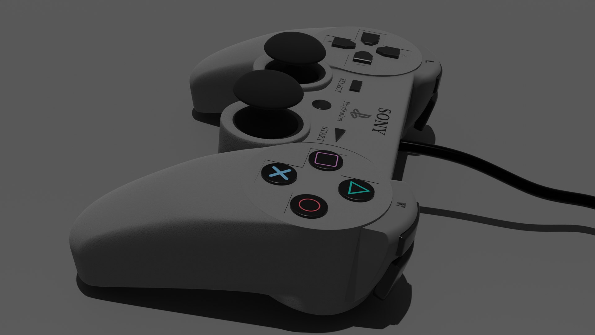 Sony PlayStation 1 DualShock 3D - TurboSquid 2123972