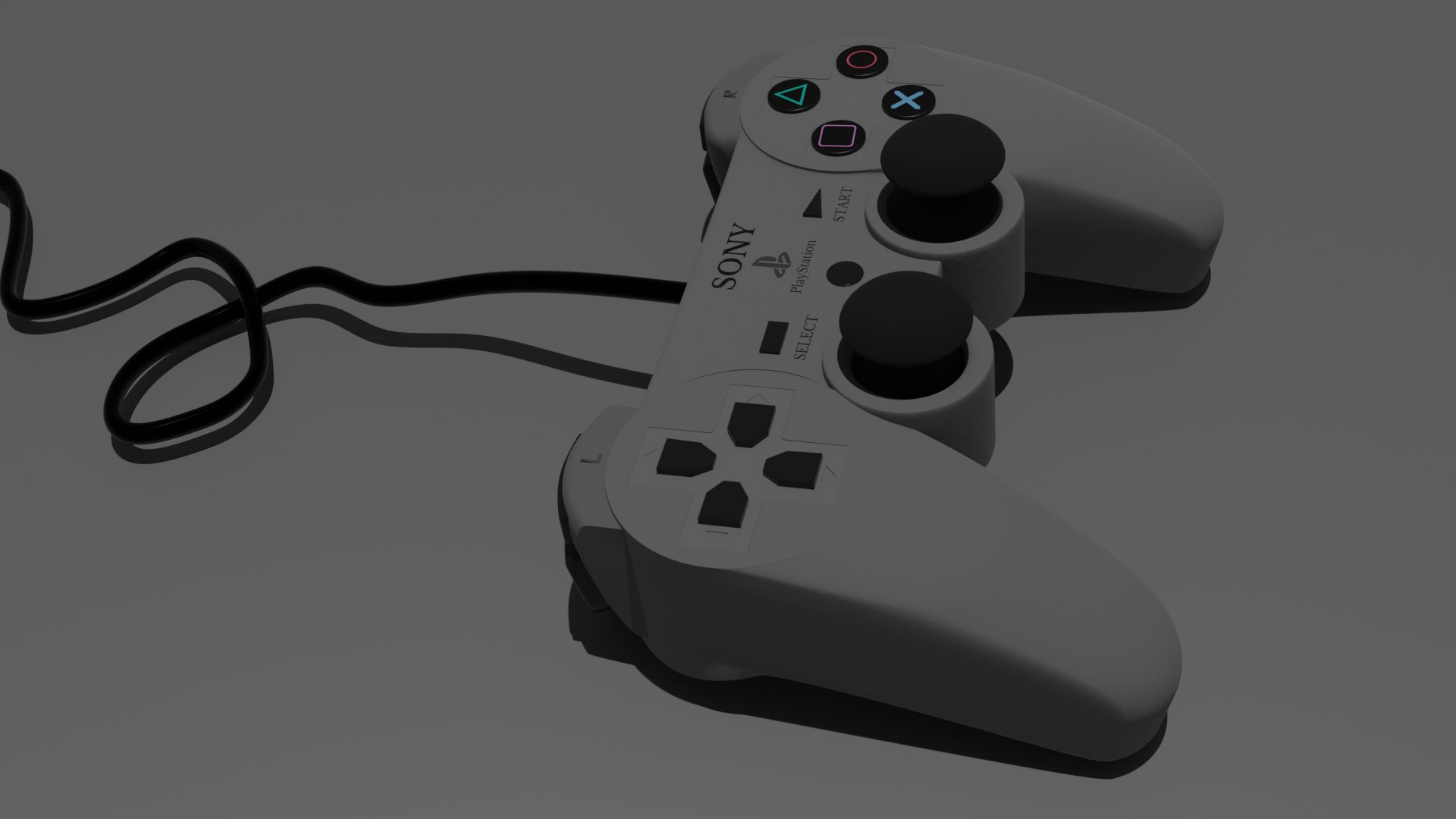 Sony PlayStation 1 DualShock 3D - TurboSquid 2123972