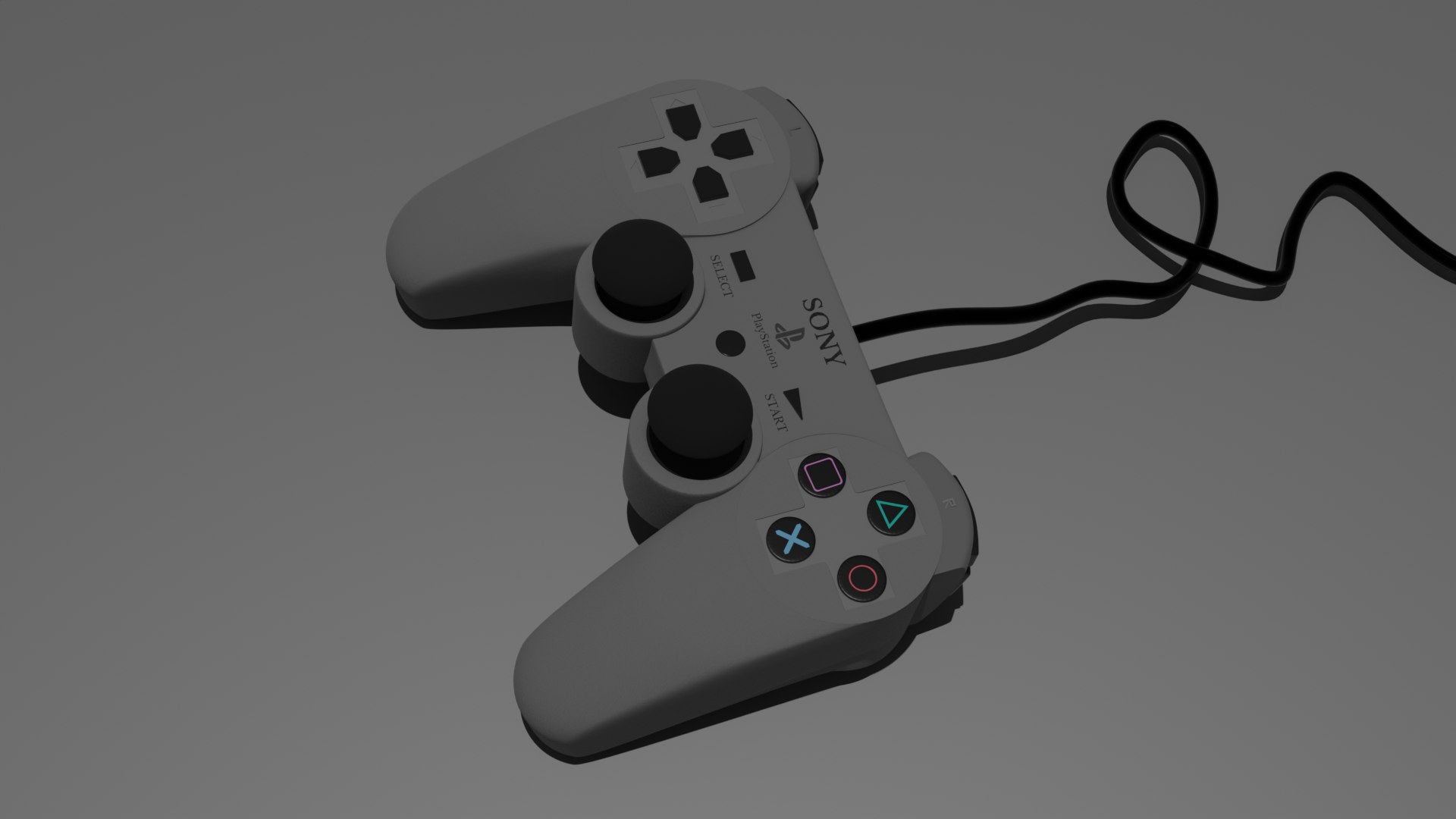 Sony PlayStation 1 DualShock 3D - TurboSquid 2123972