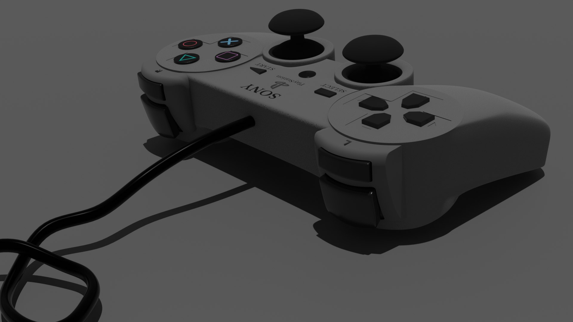 Sony PlayStation 1 DualShock 3D - TurboSquid 2123972