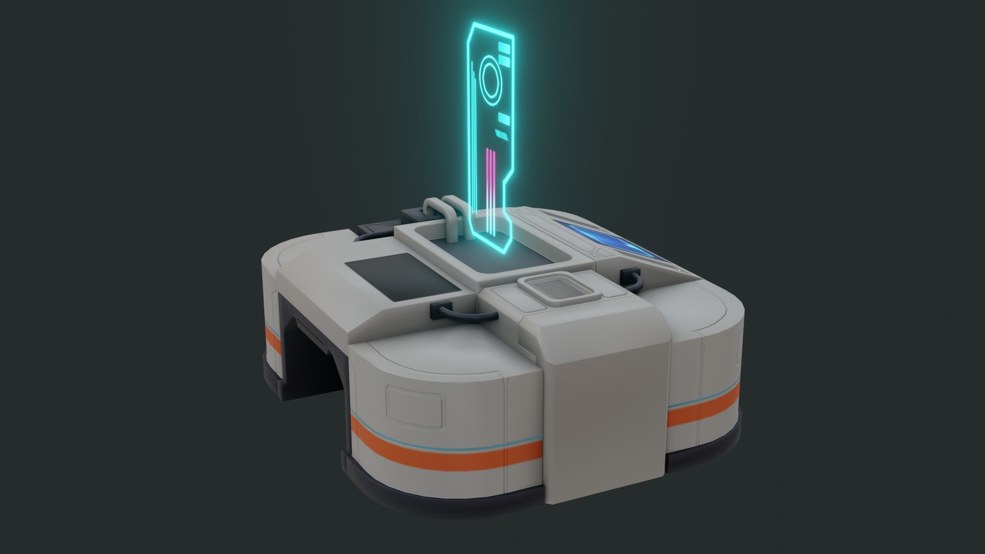 3D Sci-Fi Control Panel - Low Poly - Game Ready - PBR - TurboSquid 1905332