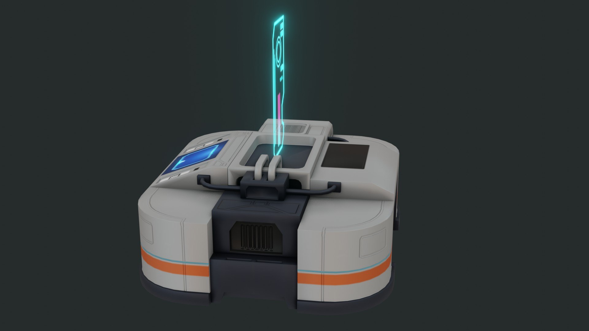 3D Sci-Fi Control Panel - Low Poly - Game Ready - PBR - TurboSquid 1905332