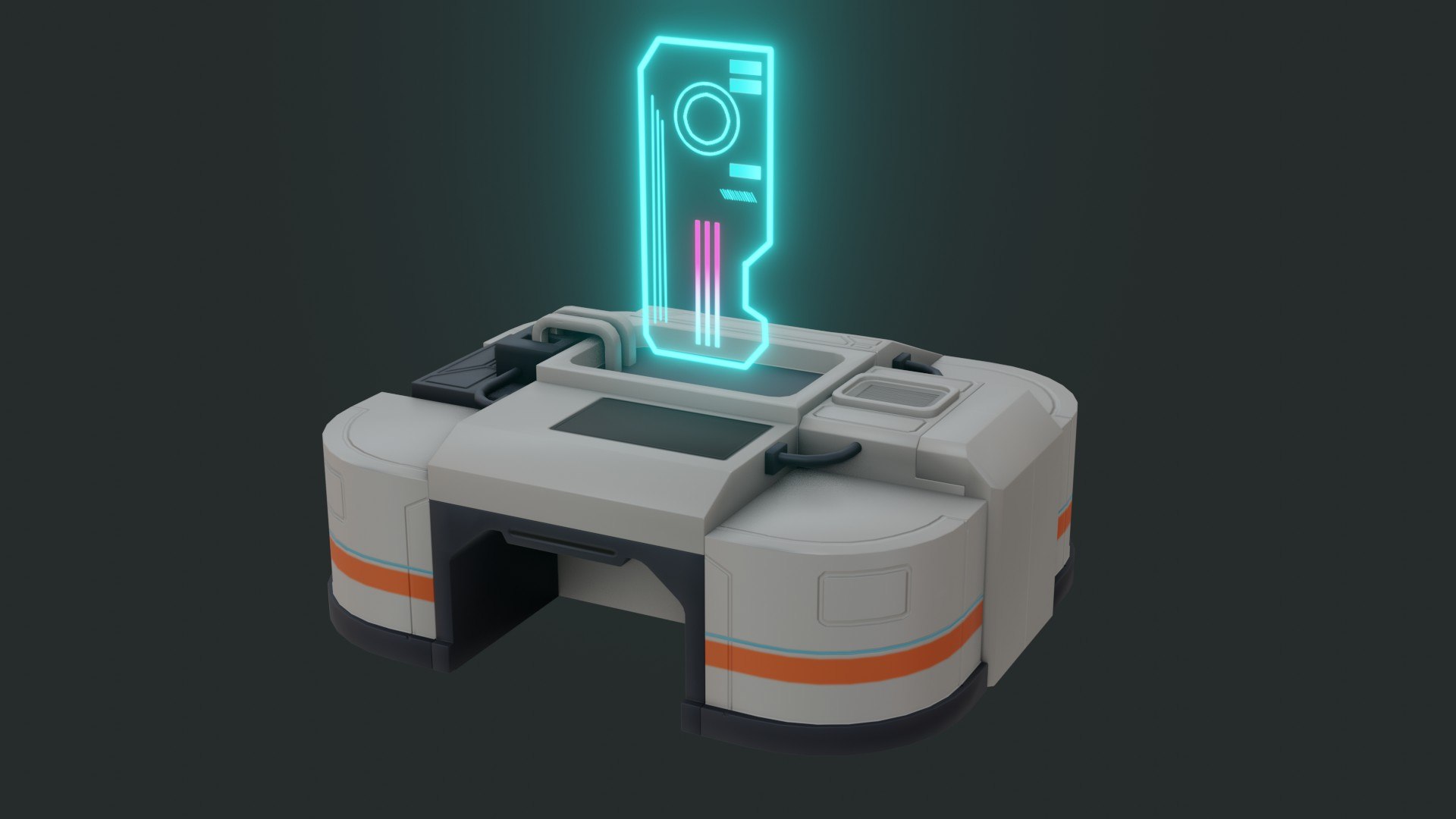 3D Sci-Fi Control Panel - Low Poly - Game Ready - PBR - TurboSquid 1905332