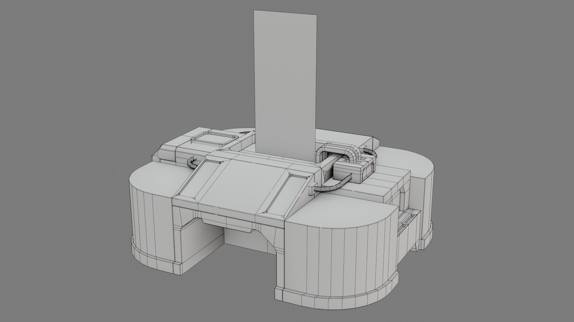 3D Sci-Fi Control Panel - Low Poly - Game Ready - PBR - TurboSquid 1905332