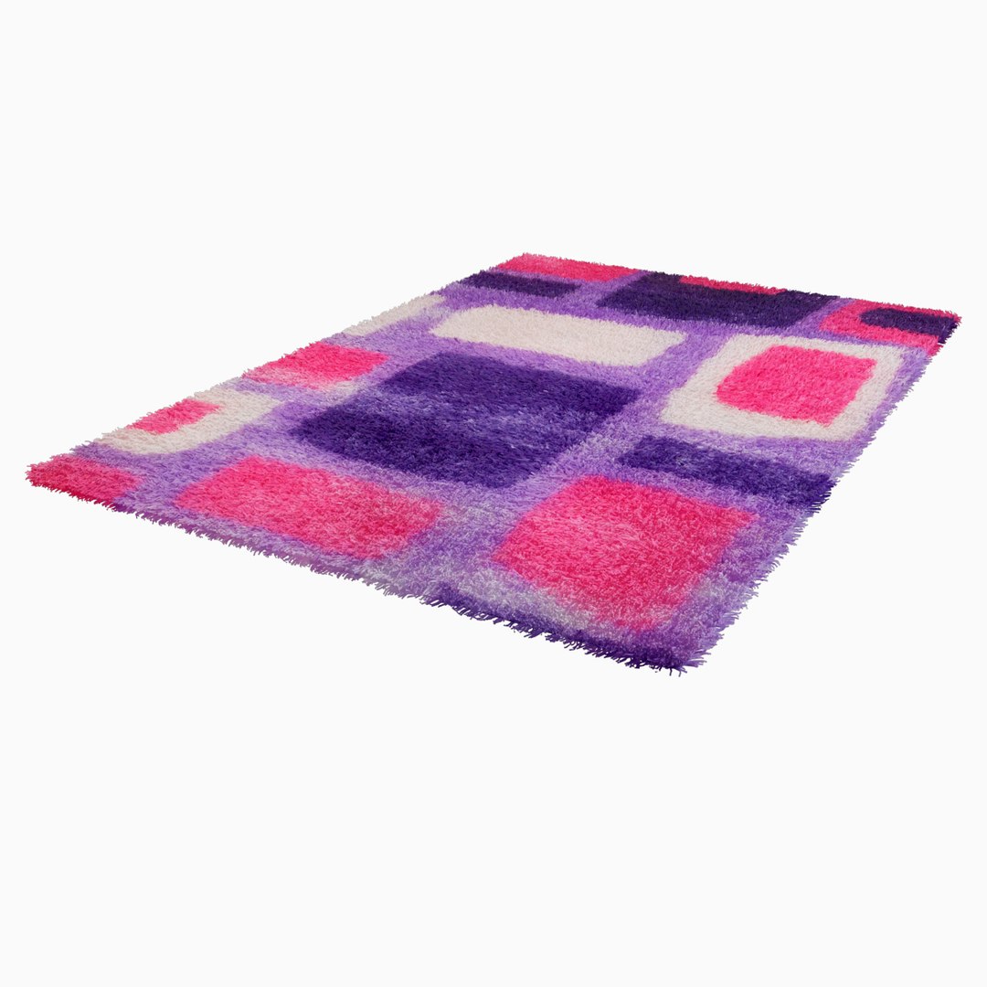 3d Model Of Fur Rug