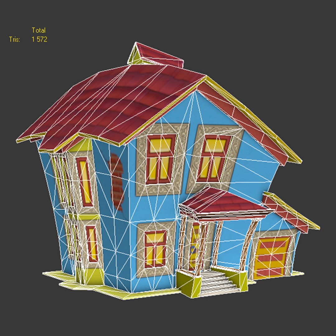 3d Model Fantasy Building