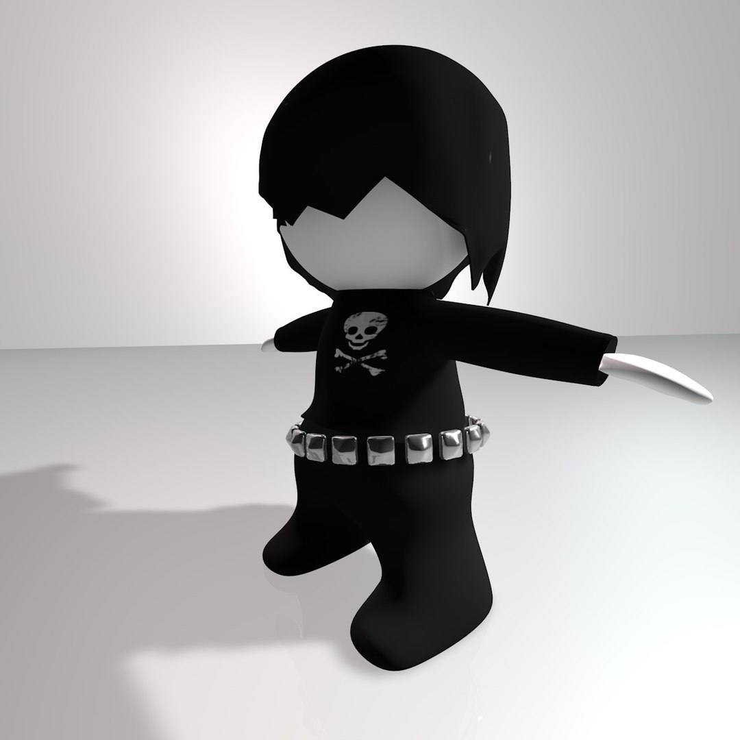 Emo Character 1 Obj