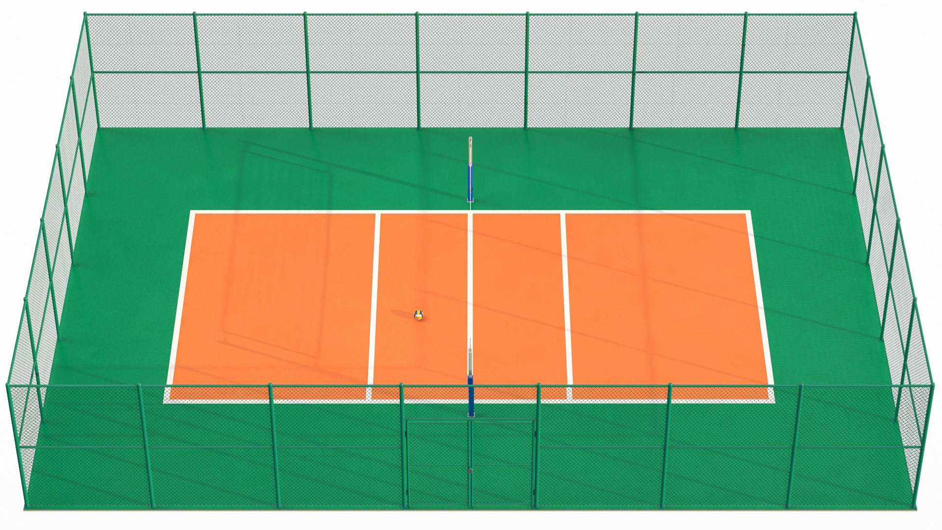 Volleyball Court 02 3D model - TurboSquid 2054621