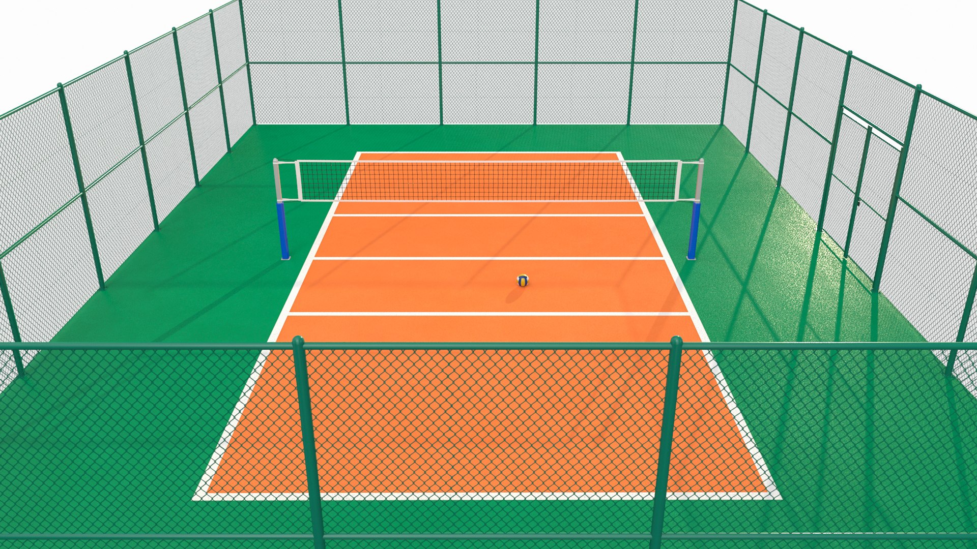 Volleyball Court 02 3D Model - TurboSquid 2054621
