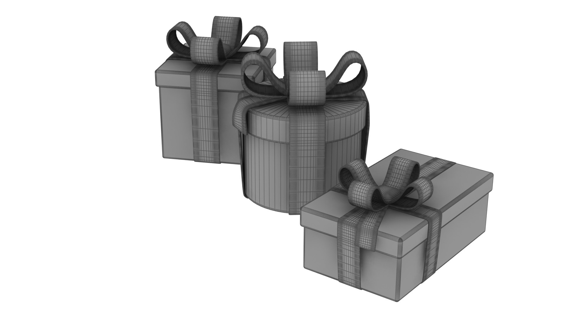 Gift Boxes Cartoon 3D Model - TurboSquid 2001912