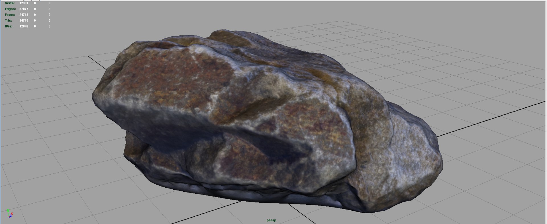 3d model real stone 7