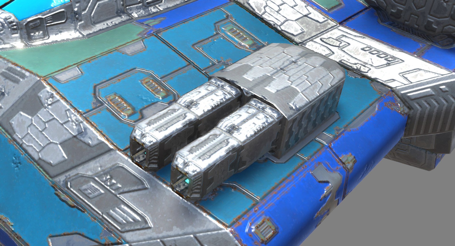 Space Corvette Fighter 3D Model - TurboSquid 1427748