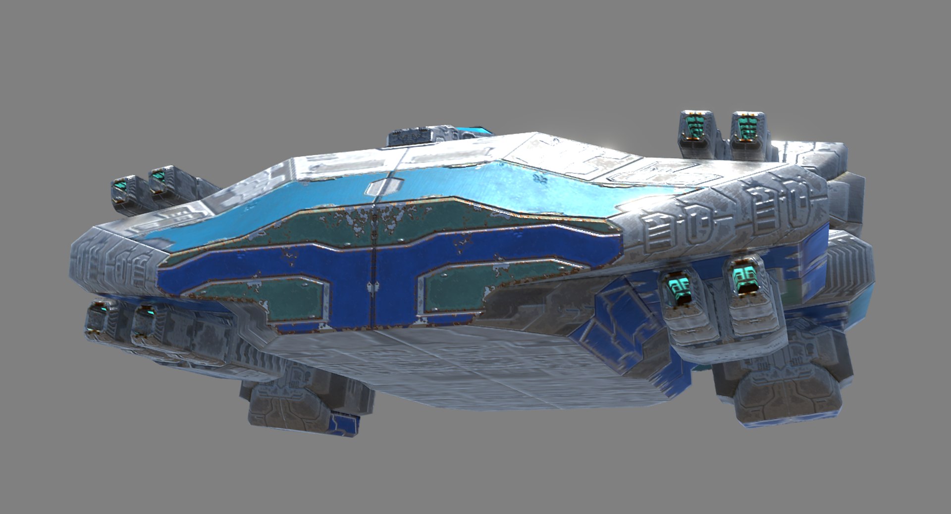 Space Corvette Fighter 3D Model - TurboSquid 1427748