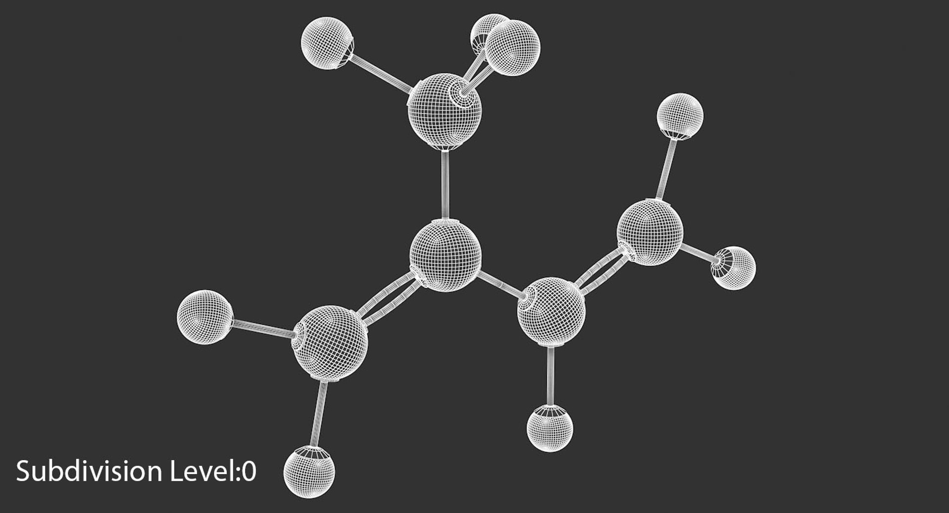 3D Rubber Isoprene Molecule - TurboSquid 1429732