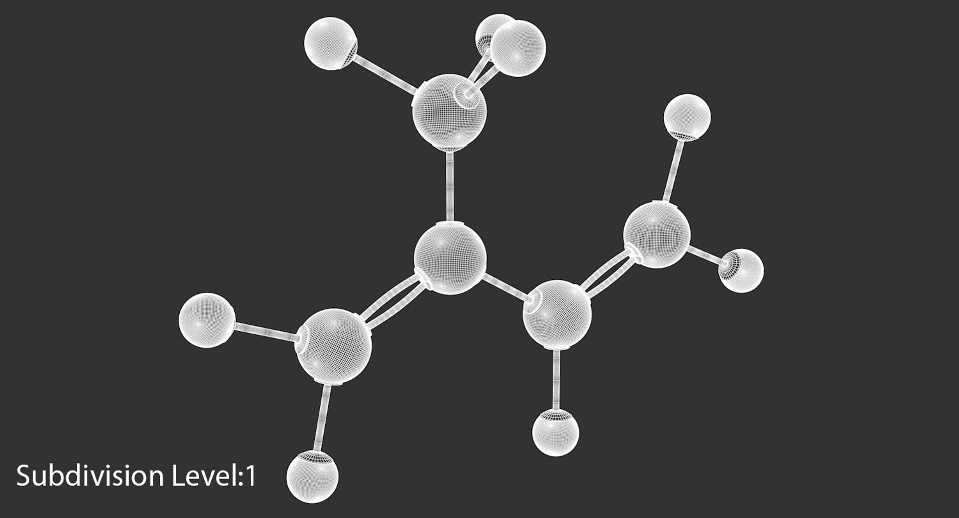 3D Rubber Isoprene Molecule - TurboSquid 1429732