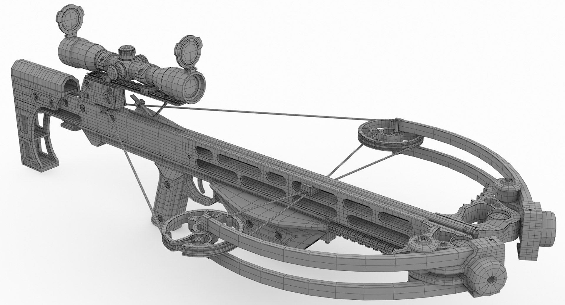 3d Model Of Mission Archery Mxb-400