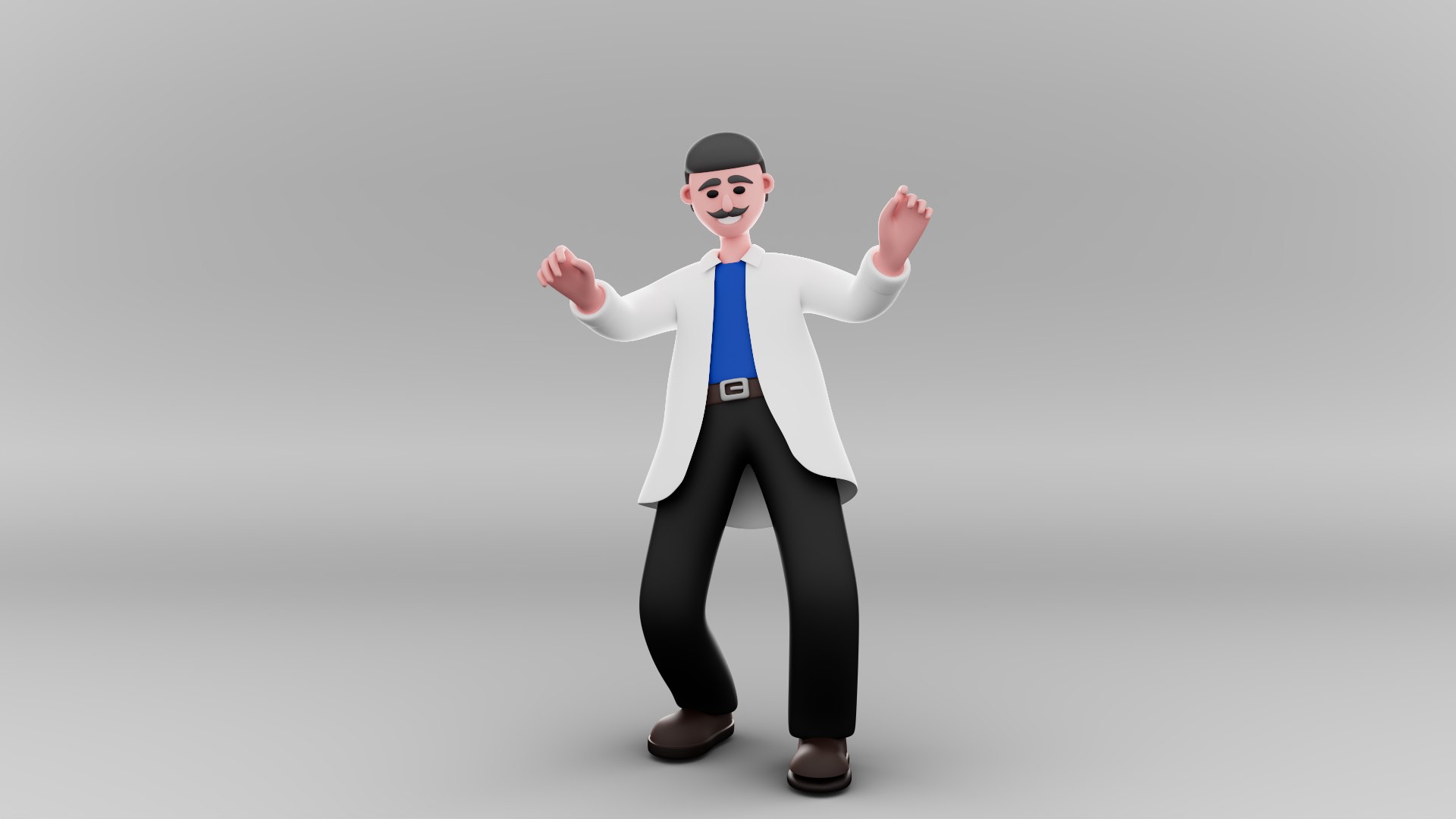 Scientists - Rigged Characters 12 Animations 3D Model - TurboSquid 2074519