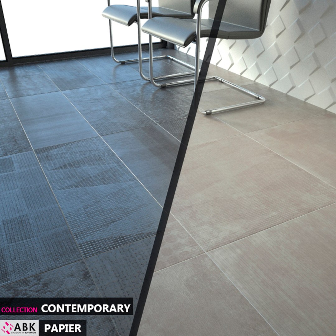 Abk Contemporary Papier Antracite 3D - TurboSquid 1277637