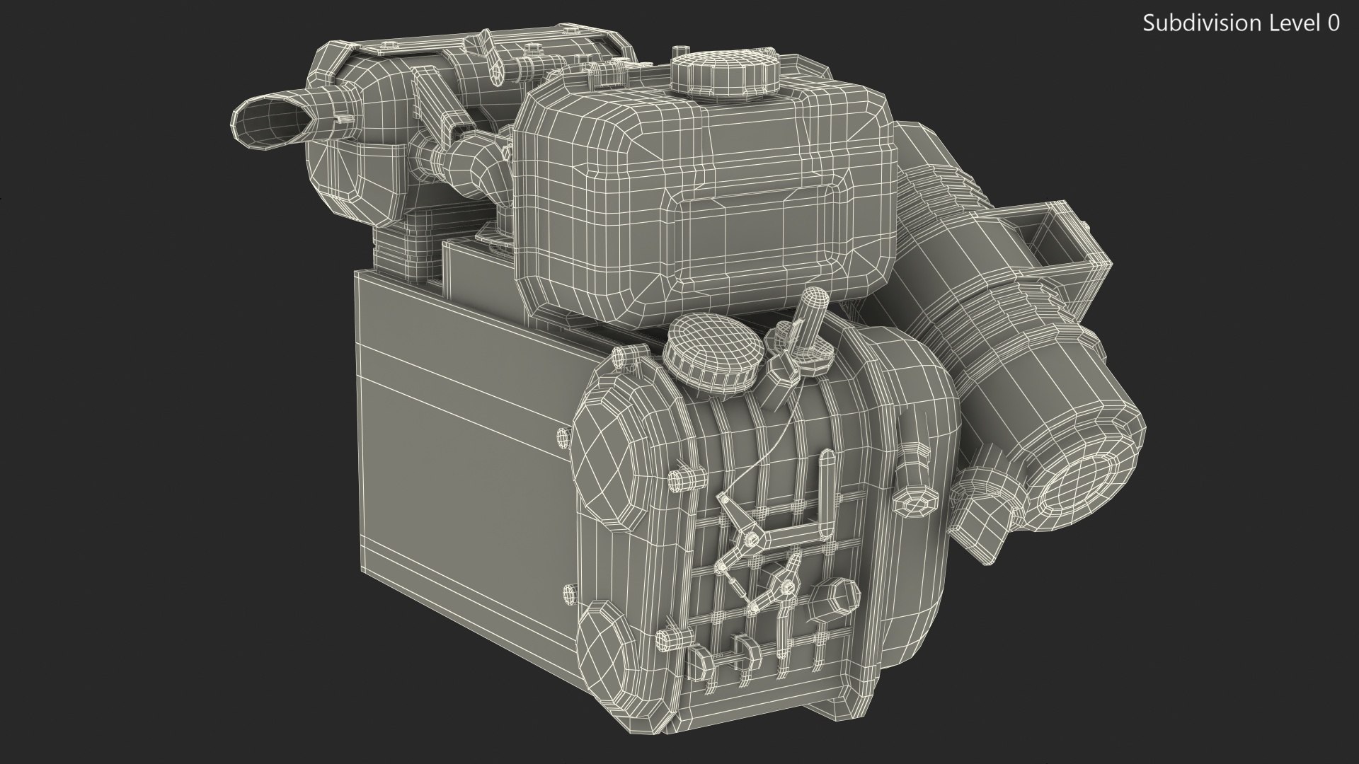 Small diesel engine 3D model - TurboSquid 1634897