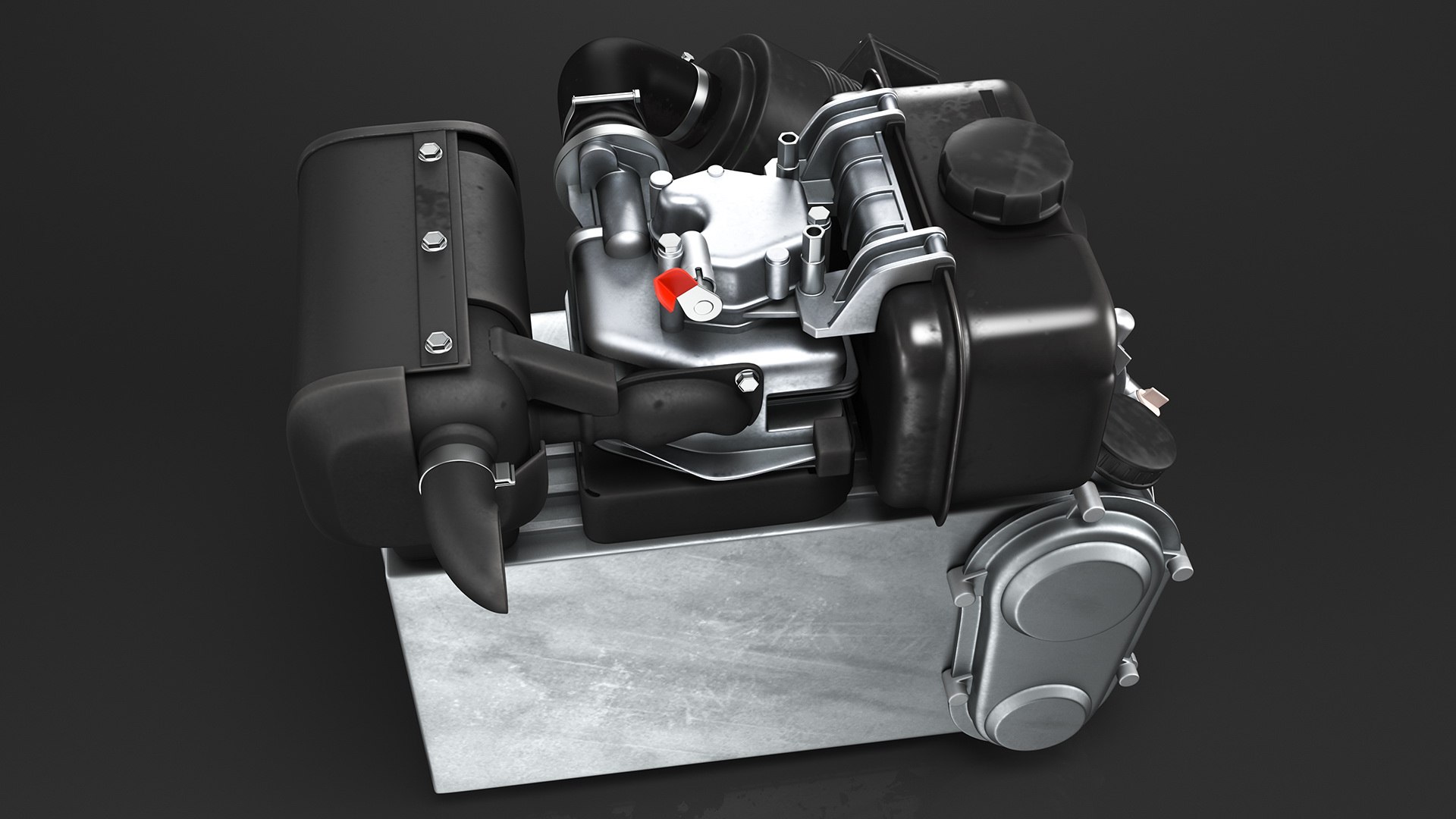 Small diesel engine 3D model - TurboSquid 1634897