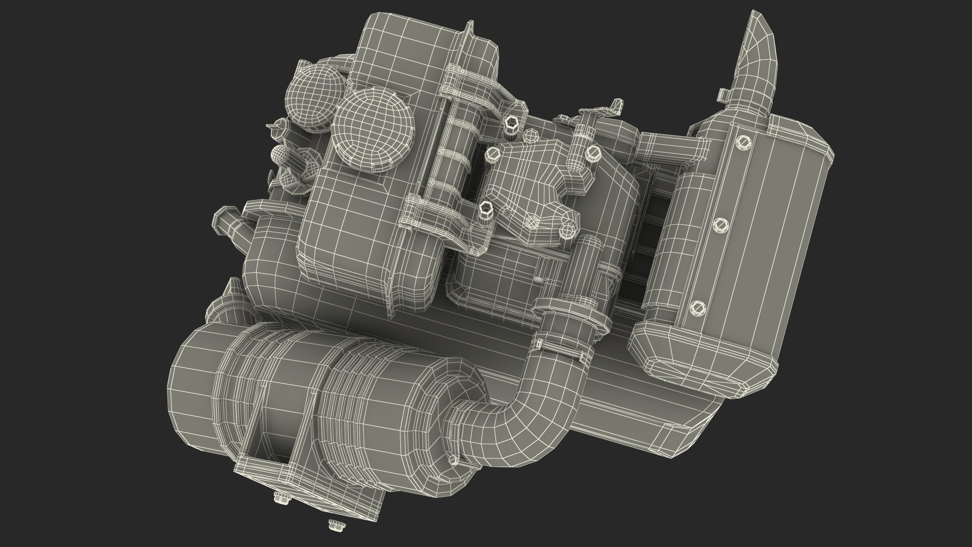 Small diesel engine 3D model - TurboSquid 1634897