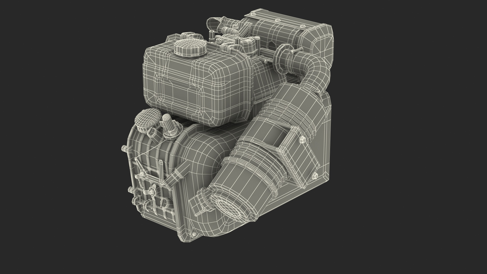 Motor Diesel Pequeno Modelo 3D - TurboSquid 1634897