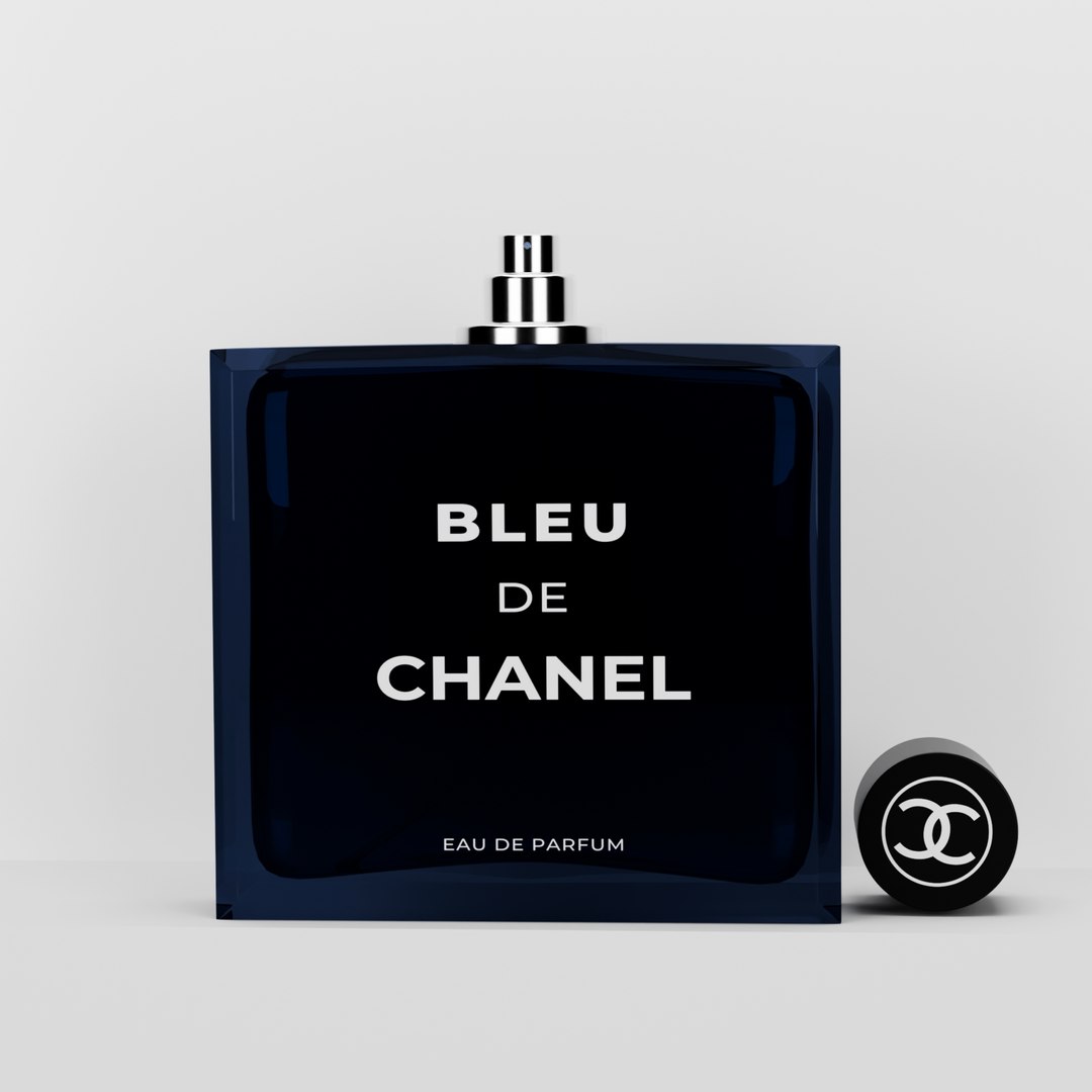 3D Chanel Bleu De Parfum Model Perfume Bottle 3D Model Model ...