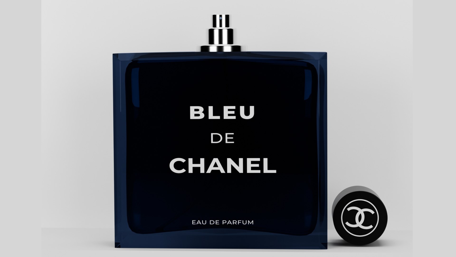 3D Chanel Bleu De Parfum Model Perfume Bottle 3D Model Model ...