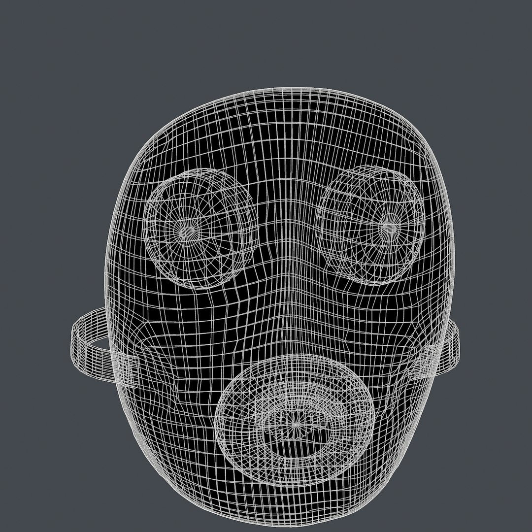 Gas Mask Model - TurboSquid 1710230