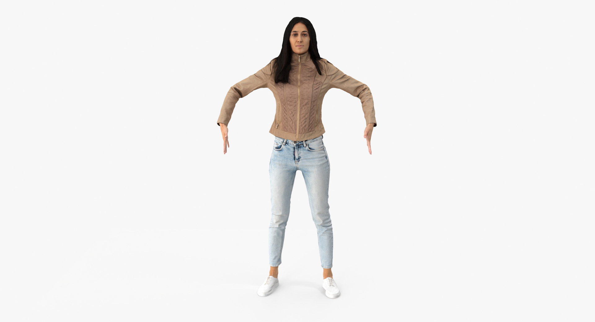 Anna Casual Autumn A Pose Model - TurboSquid 2089111