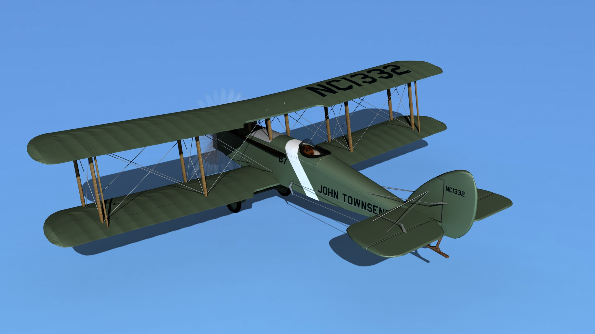 Airco DH-4 V04 Mail Plane model - TurboSquid 1750274