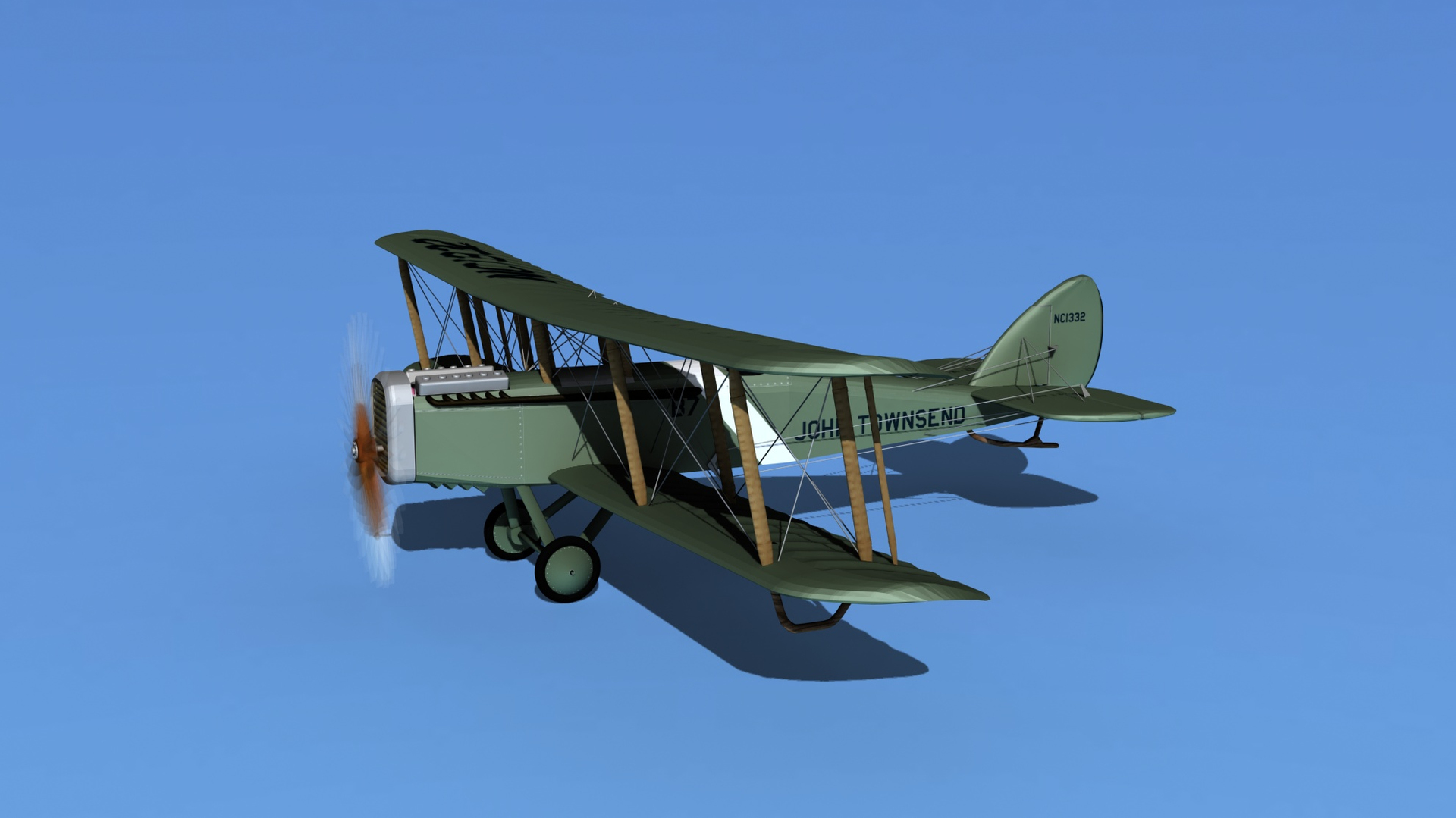 Airco DH-4 V04 Mail Plane model - TurboSquid 1750274