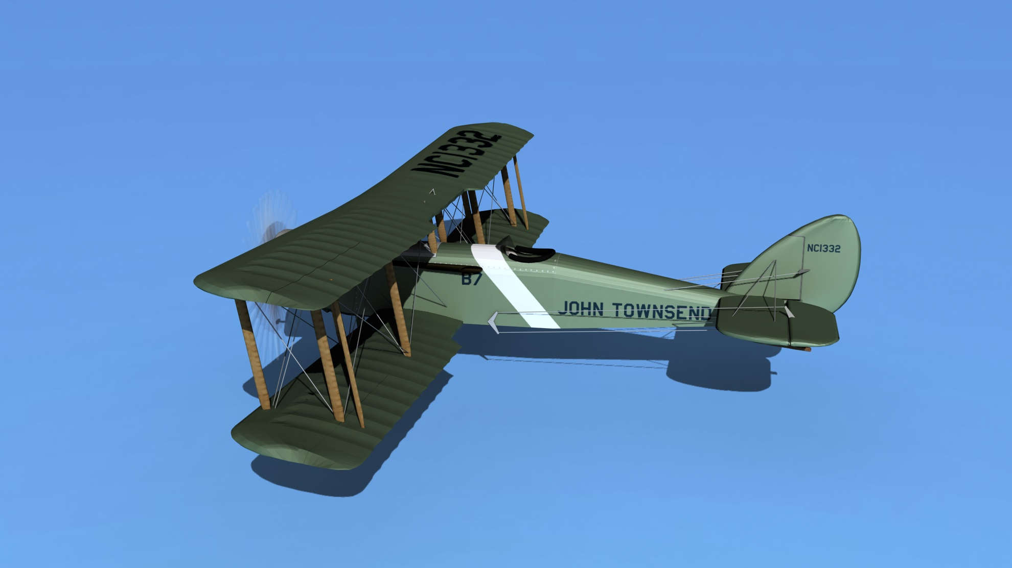 Airco DH-4 V04 Mail Plane model - TurboSquid 1750274