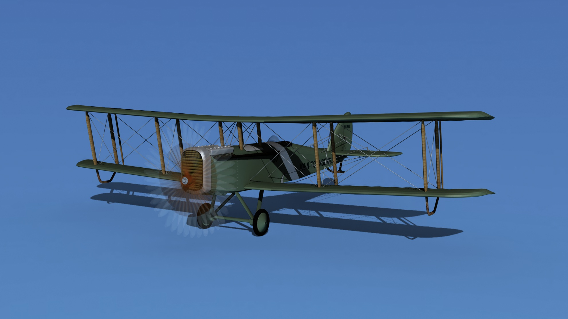 Airco DH-4 V04 Mail Plane model - TurboSquid 1750274