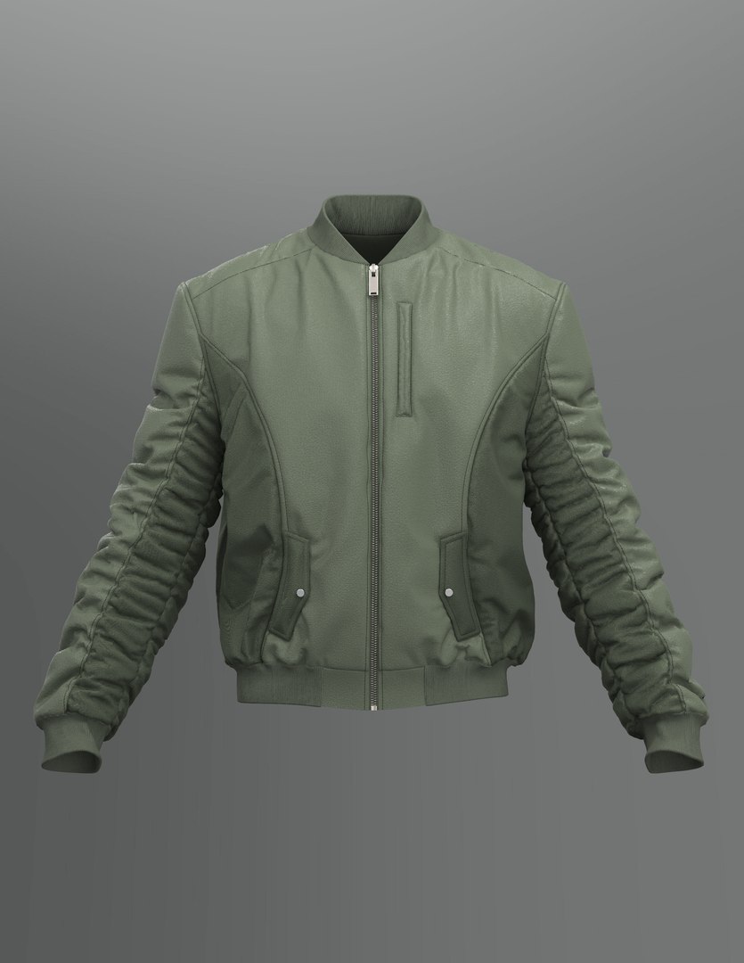 Bomber Jacket 3D Model - TurboSquid 2220057