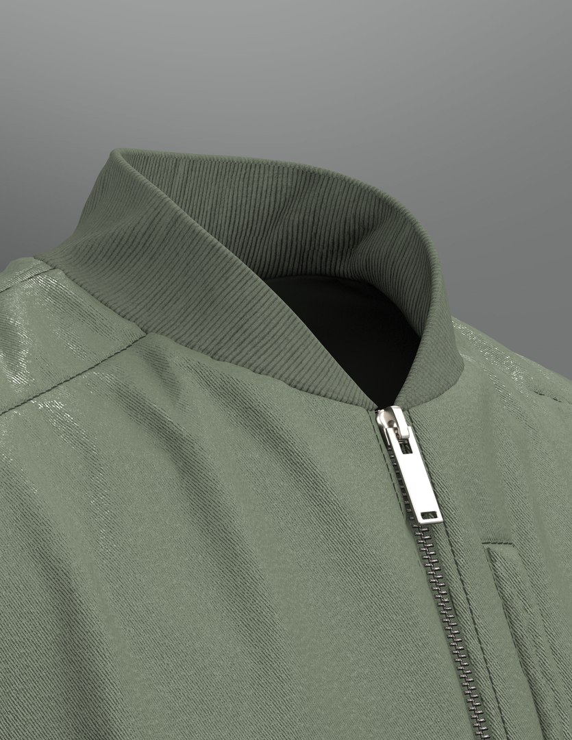 Bomber Jacket 3D Model - TurboSquid 2220057