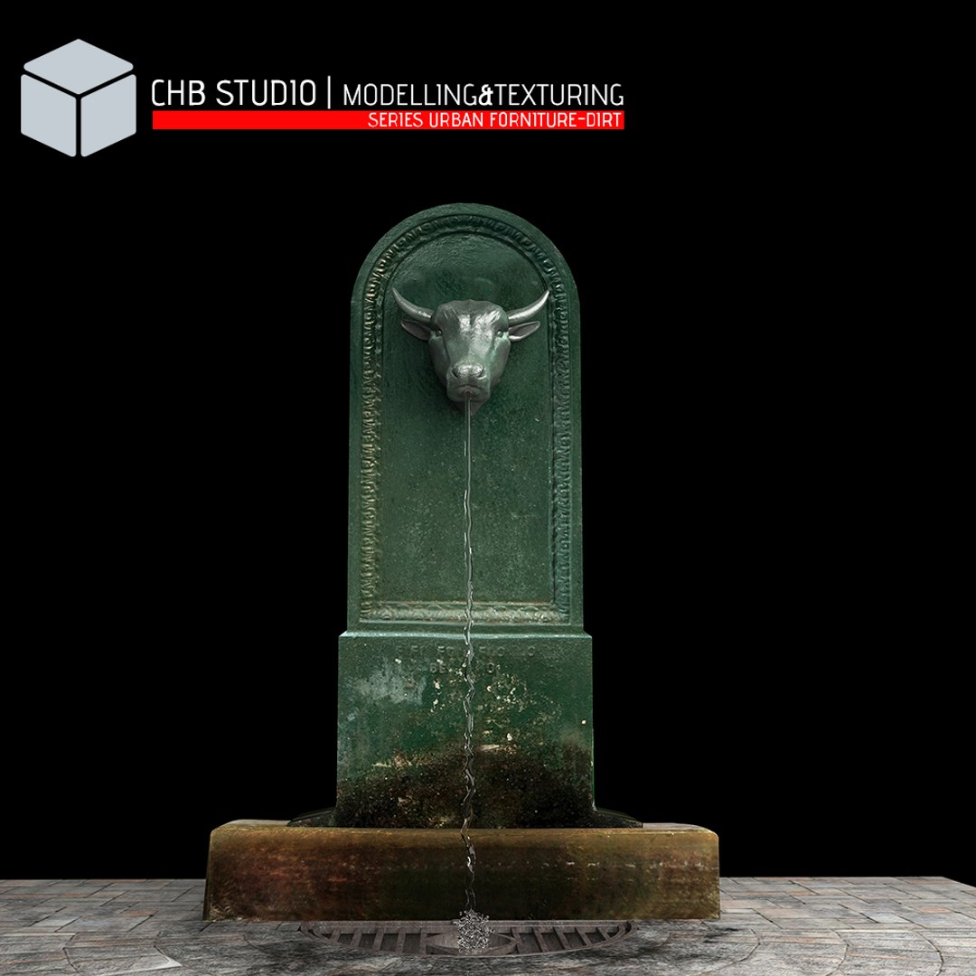 toret fountain 3d 3ds