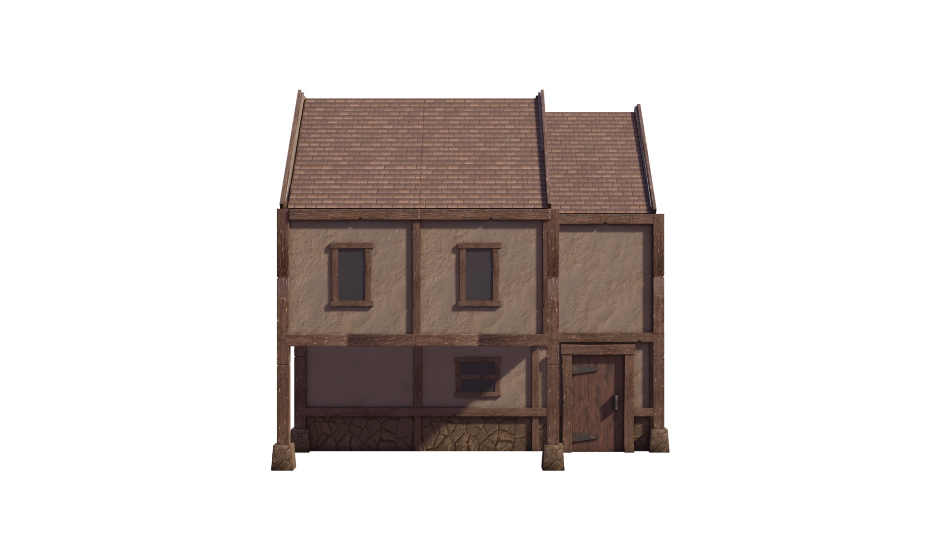 Asset Pack Vol 2 - Modular Medieval House 3D Model - TurboSquid 2006944