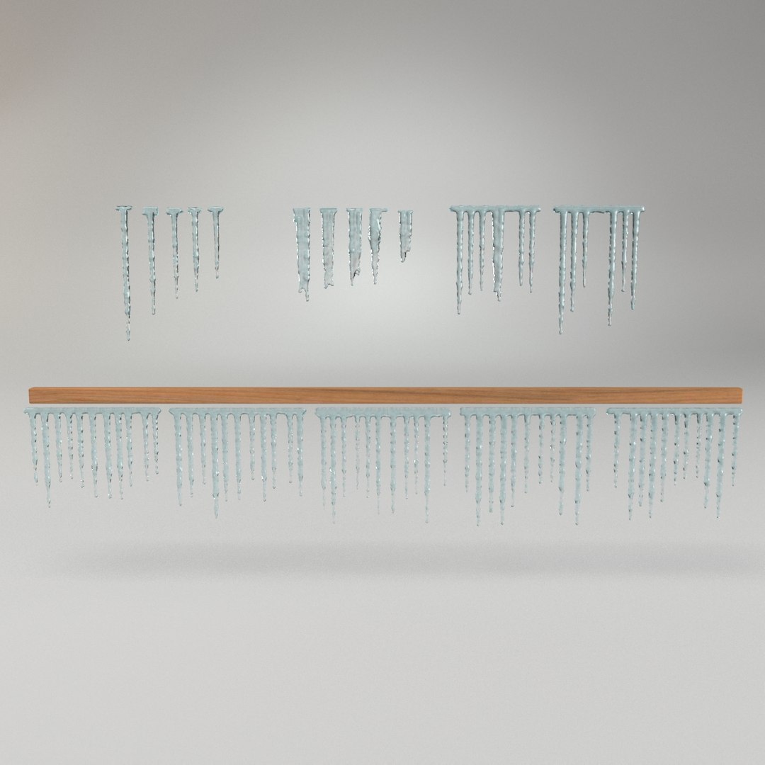 Basic Kit Icicle 3d Model