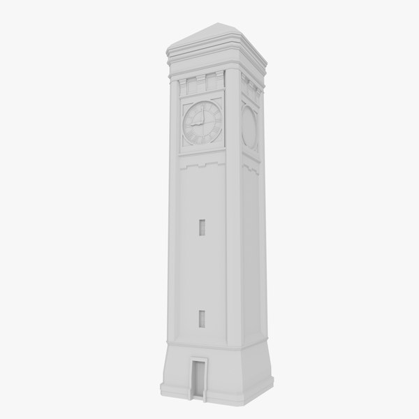 Clock Tower Blender Models for Download | TurboSquid