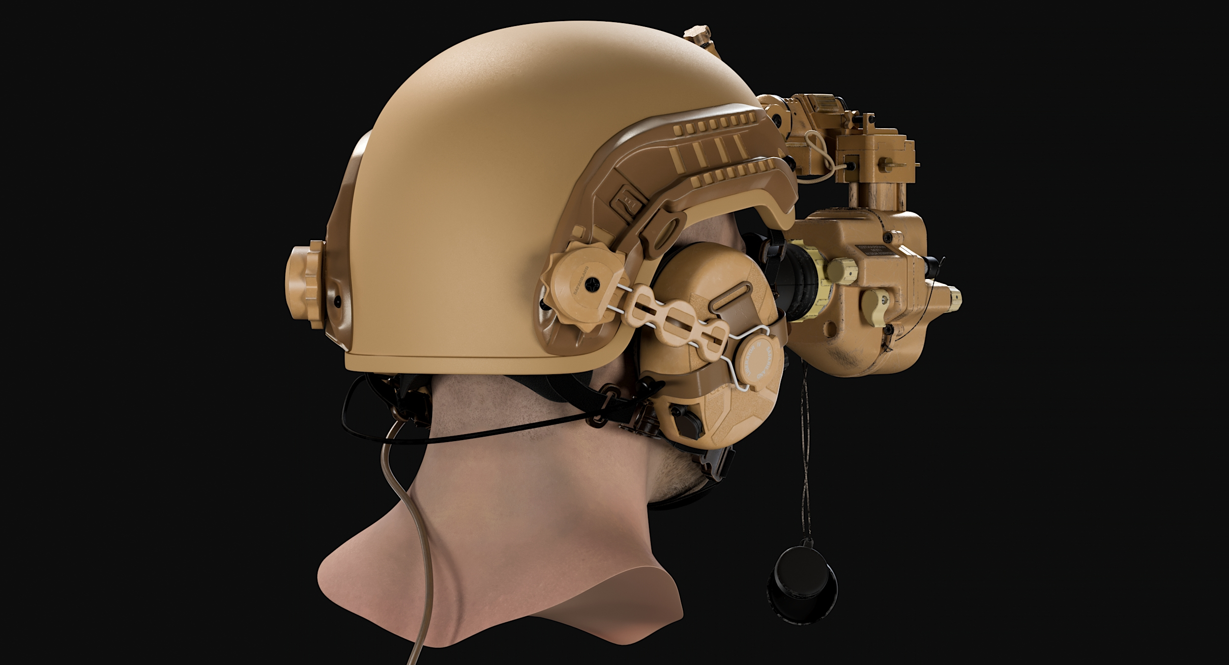 Male marine head model - TurboSquid 1393824