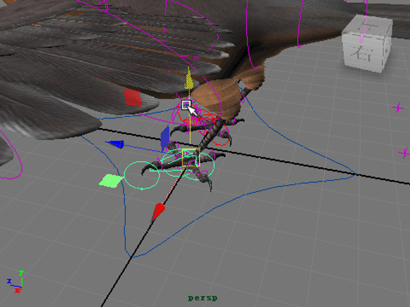 3d Pigeon Passenger Model