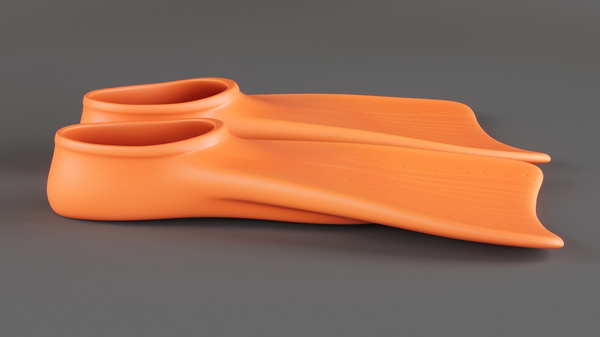 Swim Fins PBR 3D Model - TurboSquid 2003384