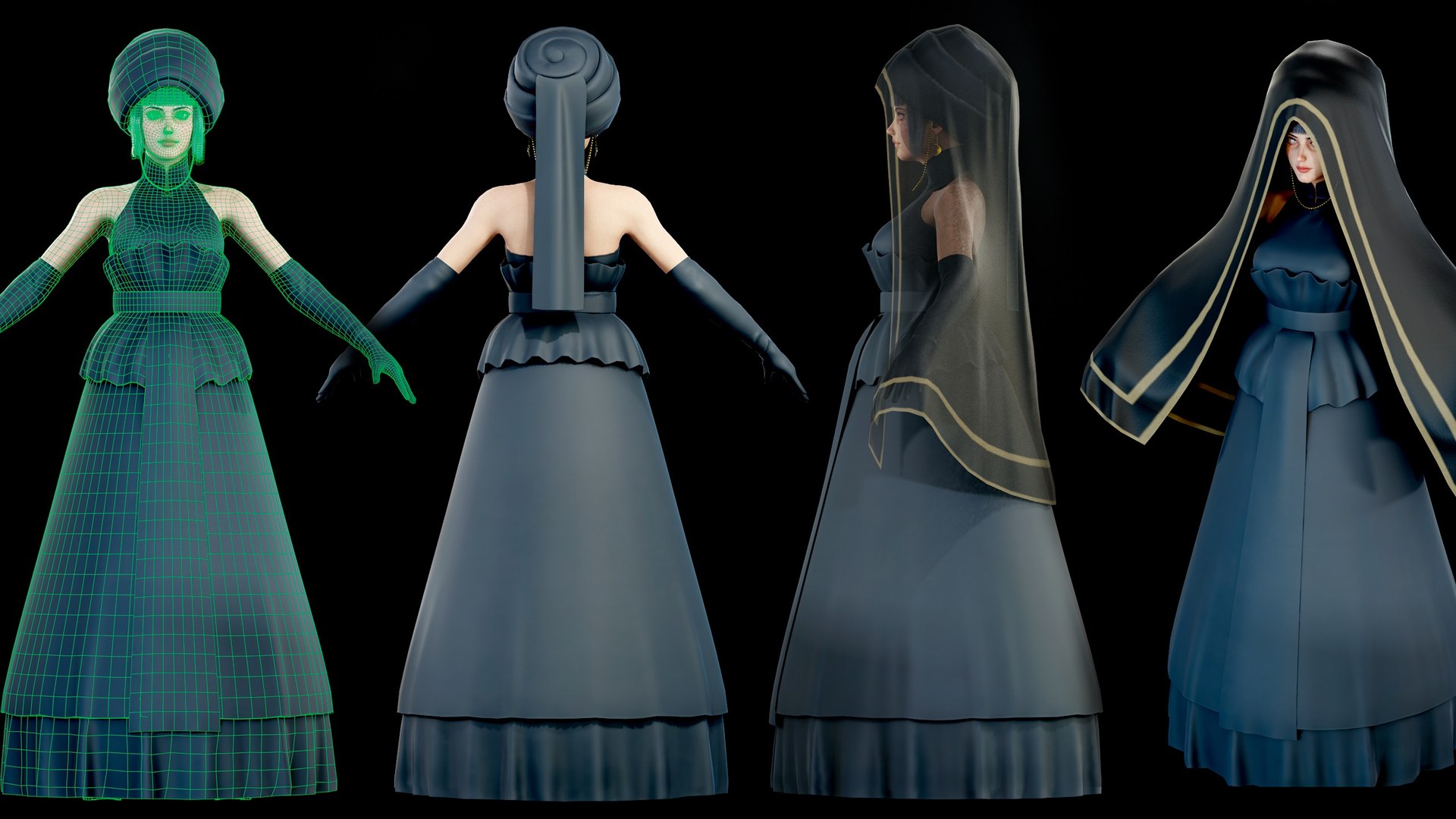 Hinata Hyuga Modular Character 3D Model - TurboSquid 2324577